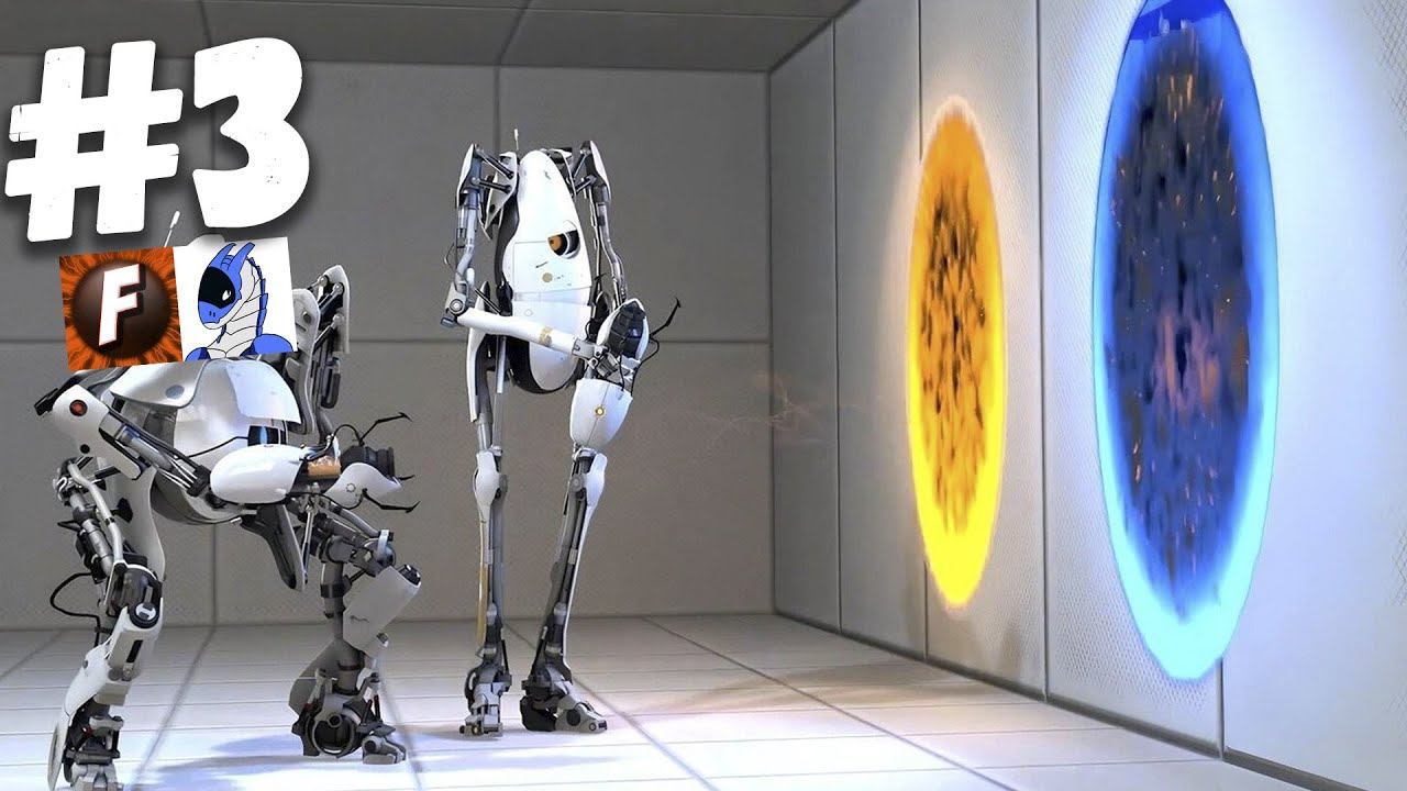 Portal 2 [Co-op Skofard] #3 — Головная боль!