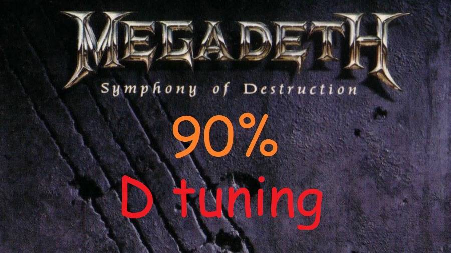 Megadeth - Symphony Of Destruction (Backing Track) (D Tuning) 90%)