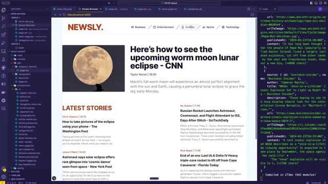 12. Building a News Site - Category Page