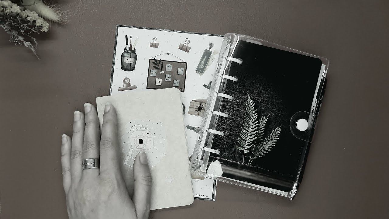 Ежедневник на кольцах: листаем разделы, итоги месяца, трекеры, меняем наполнение