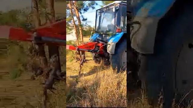 Корчеватель caYman в работе