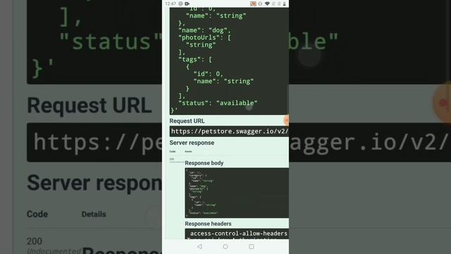 Пример работы со Swagger Petstore, методы Get и Post