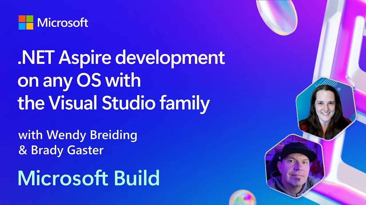 .NET Aspire development on any OS with the Visual Studio family ｜ BRK182