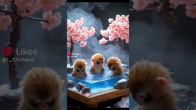 малыши обезьянки