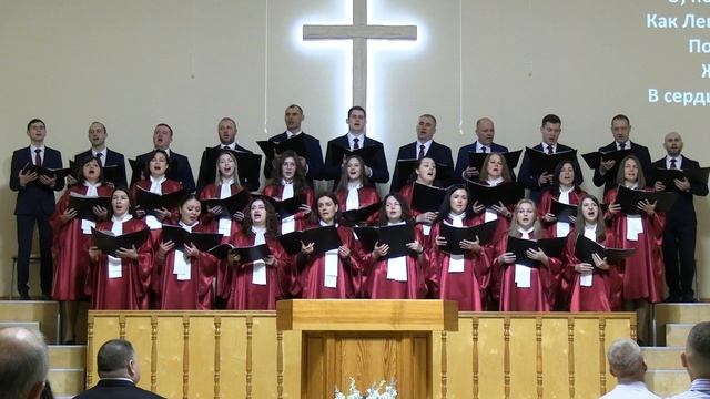 Общее пение "О посмотри на Иисуса"