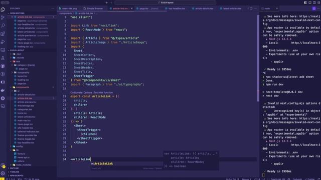 13. Building a News Site - Article Preview