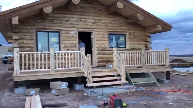 Строительство традиционного дома Амишей. Часть 2.mp4