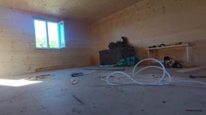 Видеообзор дома 6х6 с террасой 2х6 с имитатором бруса в заводской покраске