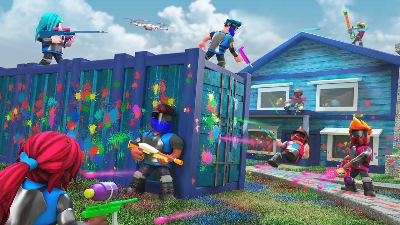 Roblox | 22.04.2024 | Big Paintball | Pizza forever | Полная дичь