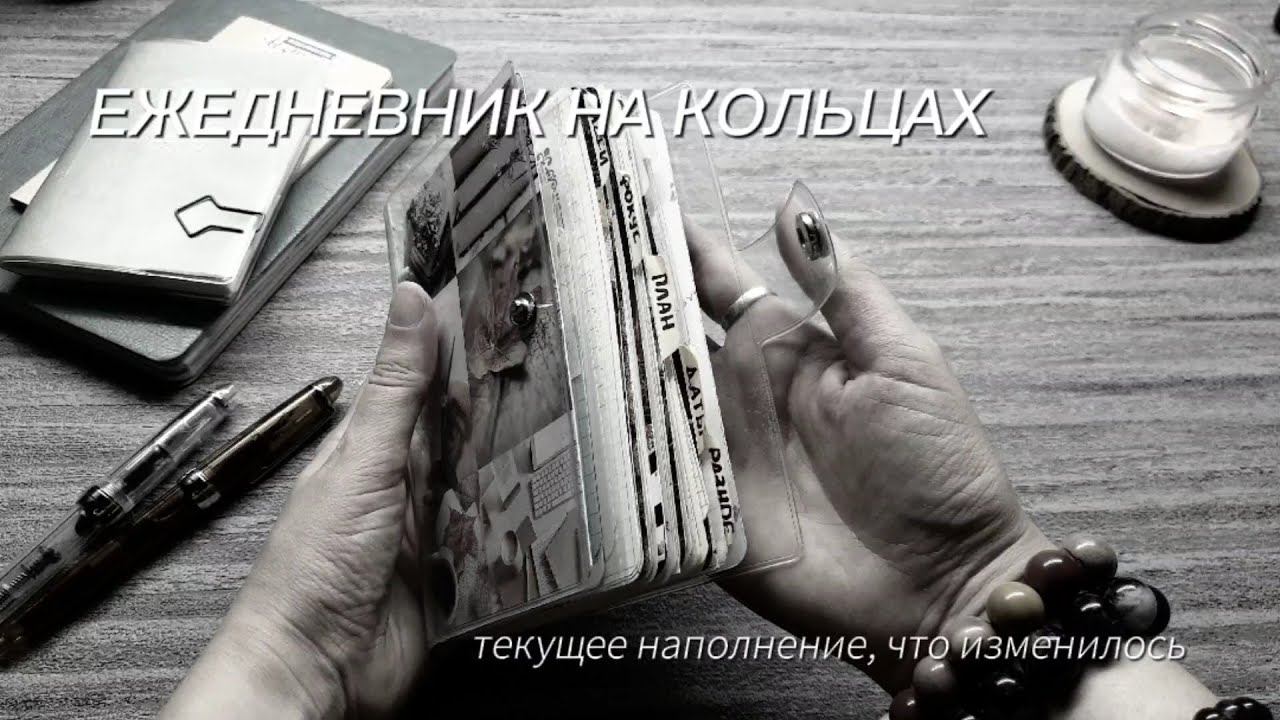 Ежедневник на кольцах: изменения в планировании, текущее наполнение