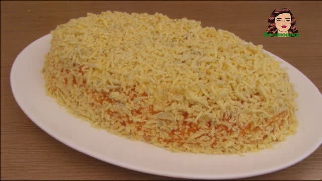 Нежный салат с крабовыми палочками