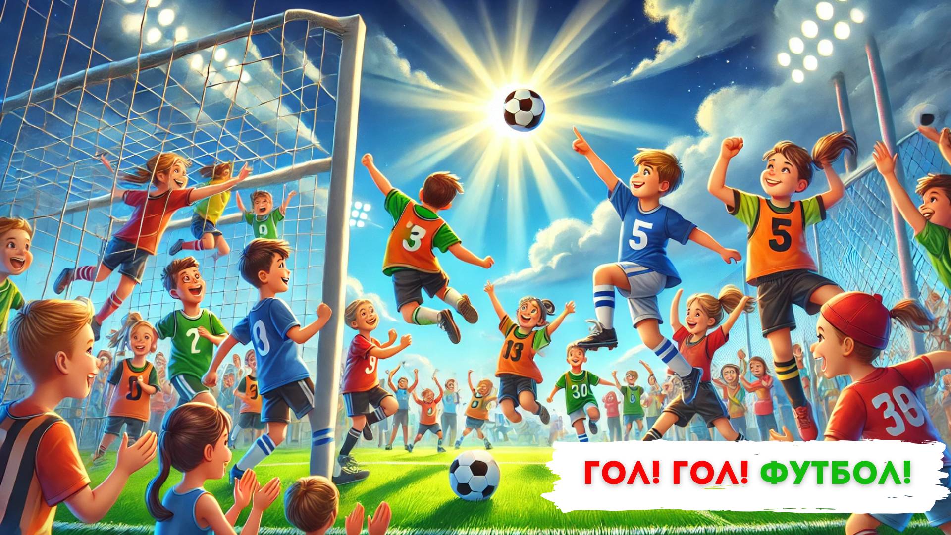 Гол! Гол! Футбол! Игровые детские песни