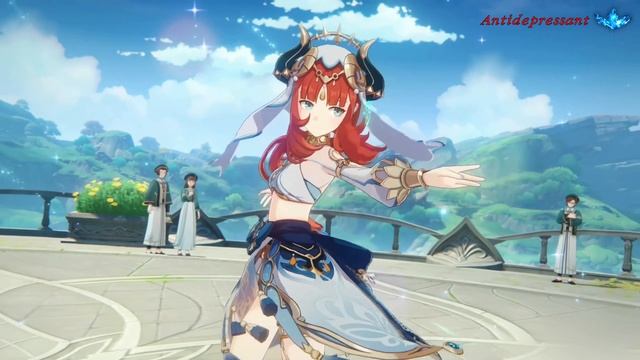 Танец Нилу перед Академией катсцена в Genshin Impact - Люмин - Катсцены из Геншин