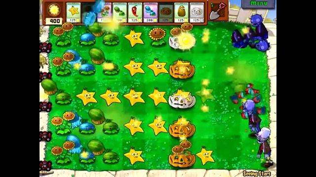 Plants vs. Zombies - Серия 42 (8000 солнца!) КурЯщего из окна (360p)