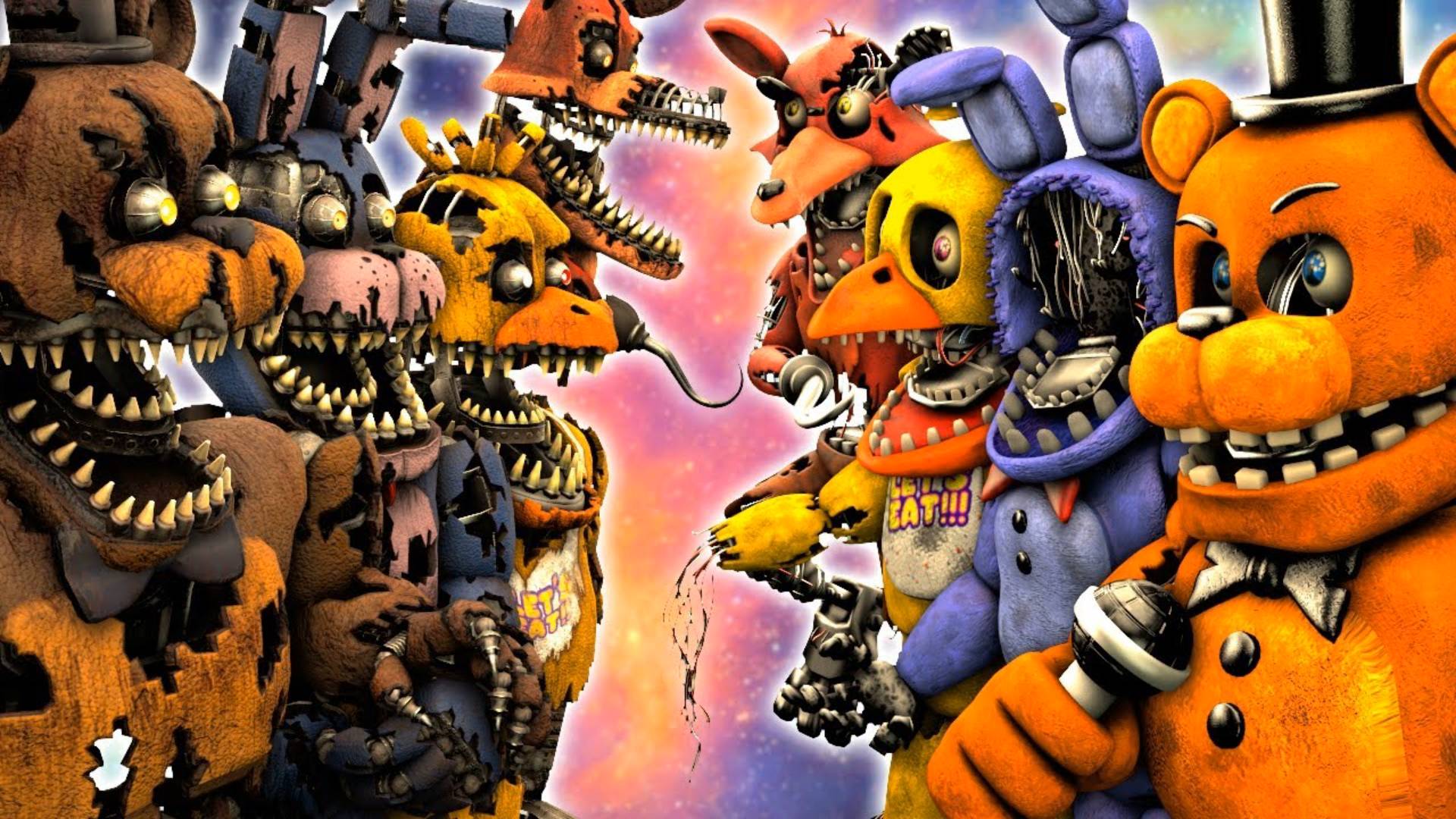 Nightmare VR vs Withered [SFM FNAF]