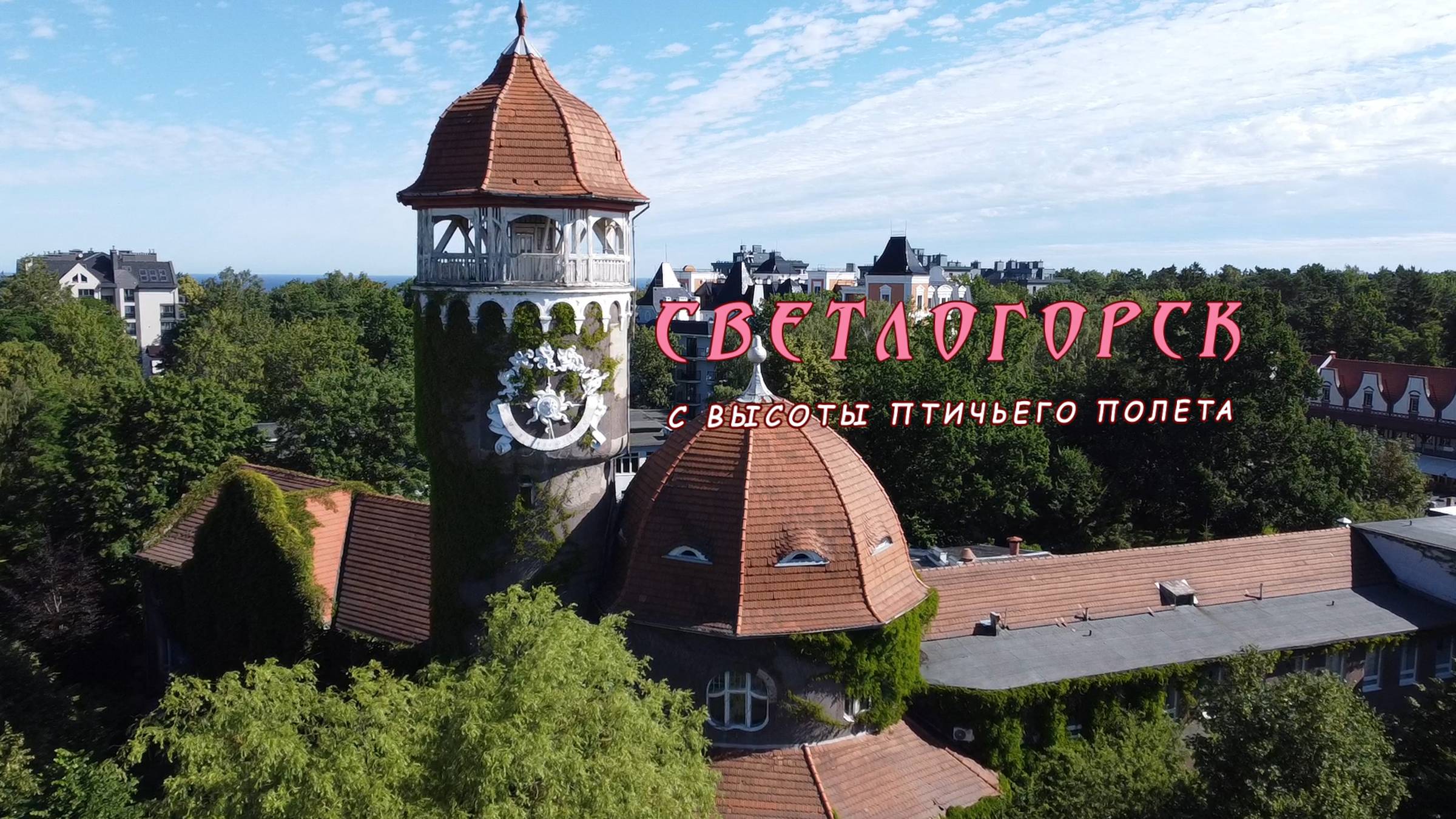 СВЕТЛОГОРСК с высоты птичьего полета
