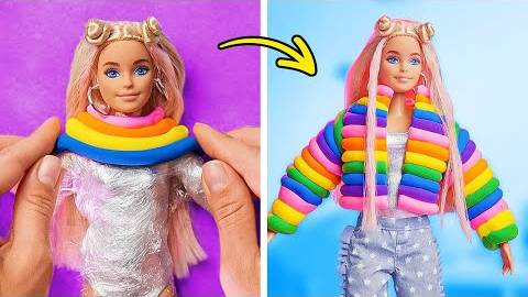 ПОТРЯСАЮЩИЕ ИДЕИ ДЛЯ ПРЕОБРАЖЕНИЯ КУКОЛ БАРБИ 🎀✨ СВОИМИ РУКАМИ