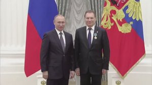 Президент Путин наградил профессора Хавинсона за особый вклад в развитие здравоохранения РФ