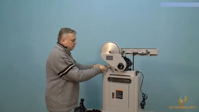 Шлифовальный станок ленточно-тарелчатый Warrior W-506