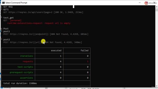 15 - Testing using Newman Continue
