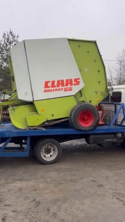 Claas Rollant 66 уезжает в Волгоград #пресс #сено #солома