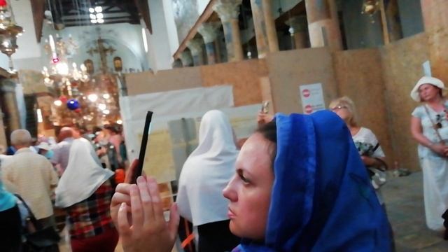 Израиль. Вифлеем. Базилика Рождества Христова. Вход. 2019.