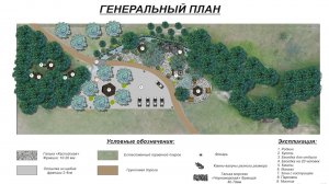 Ландшафтное проектирование 3D-video визуализацией, территория родниковой зоны в Пензенской области.