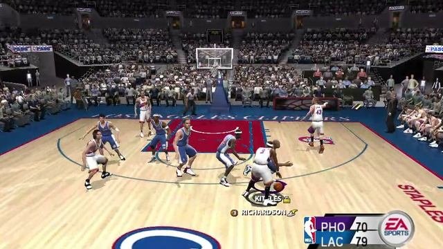 NBA LIVE 2005: Phoenix Suns 140, Los Angeles Clippers 153