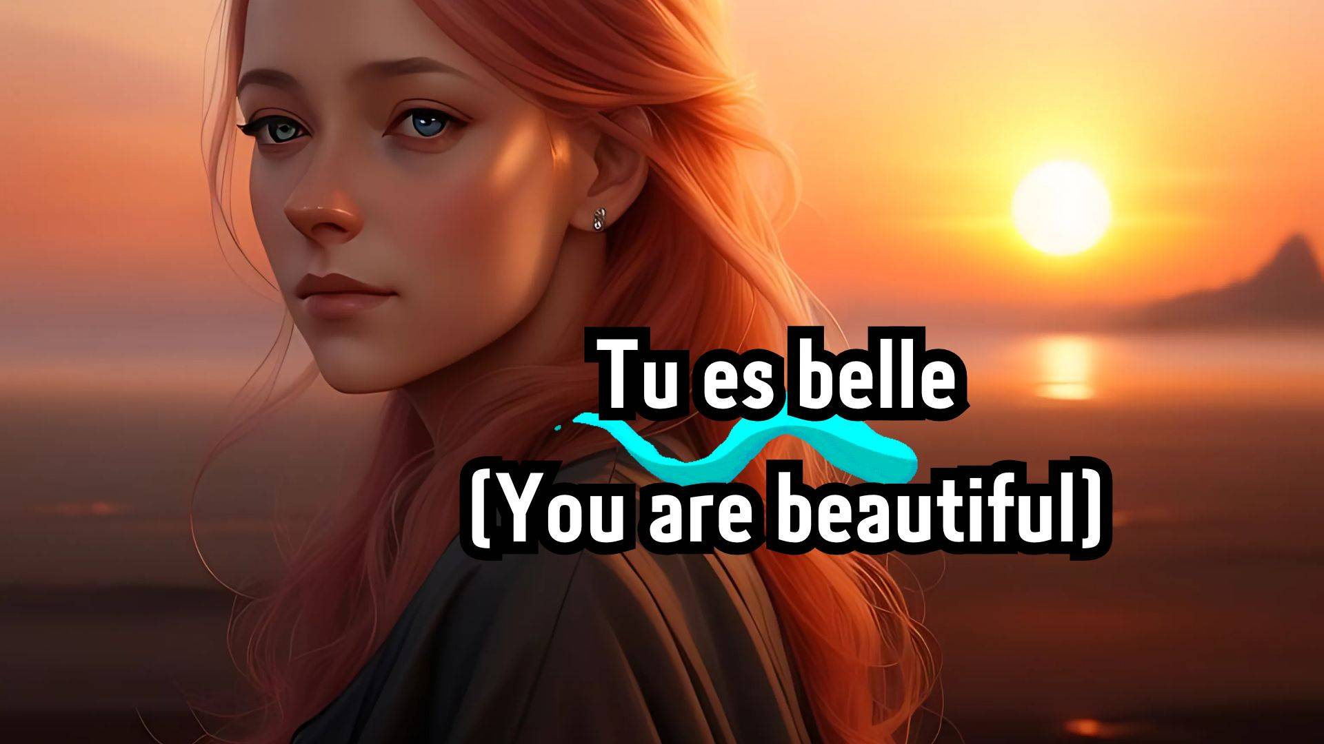 Music to Learn French. Tu es belle.