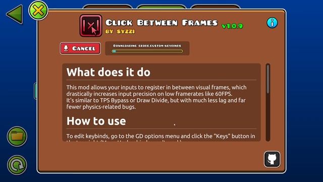 Geometry Dash - Trying the Click Between Frames Mod - смотреть видео ...