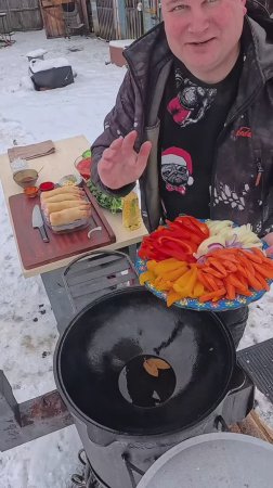 ДЕЛИКАТЕС! СВИНЫЕ НОЖКИ С ОВЩАМИ В КАЗАНЕ 🍲🥩🌶️🍅🫑🧄👍