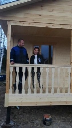 Видео отзыв клиентов по каркасной бане 6х6 с террасой