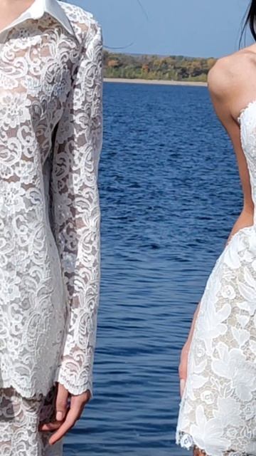 Свадебное платье Ксантиппа из коллекции «Дорога в небо» от бренда Anna Kuznetcova