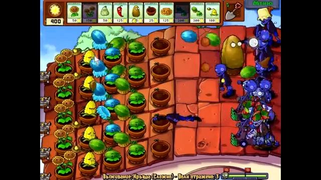 Plants vs. Zombies - Серия 56 (ПостНовогодний Бред=-) КурЯщего