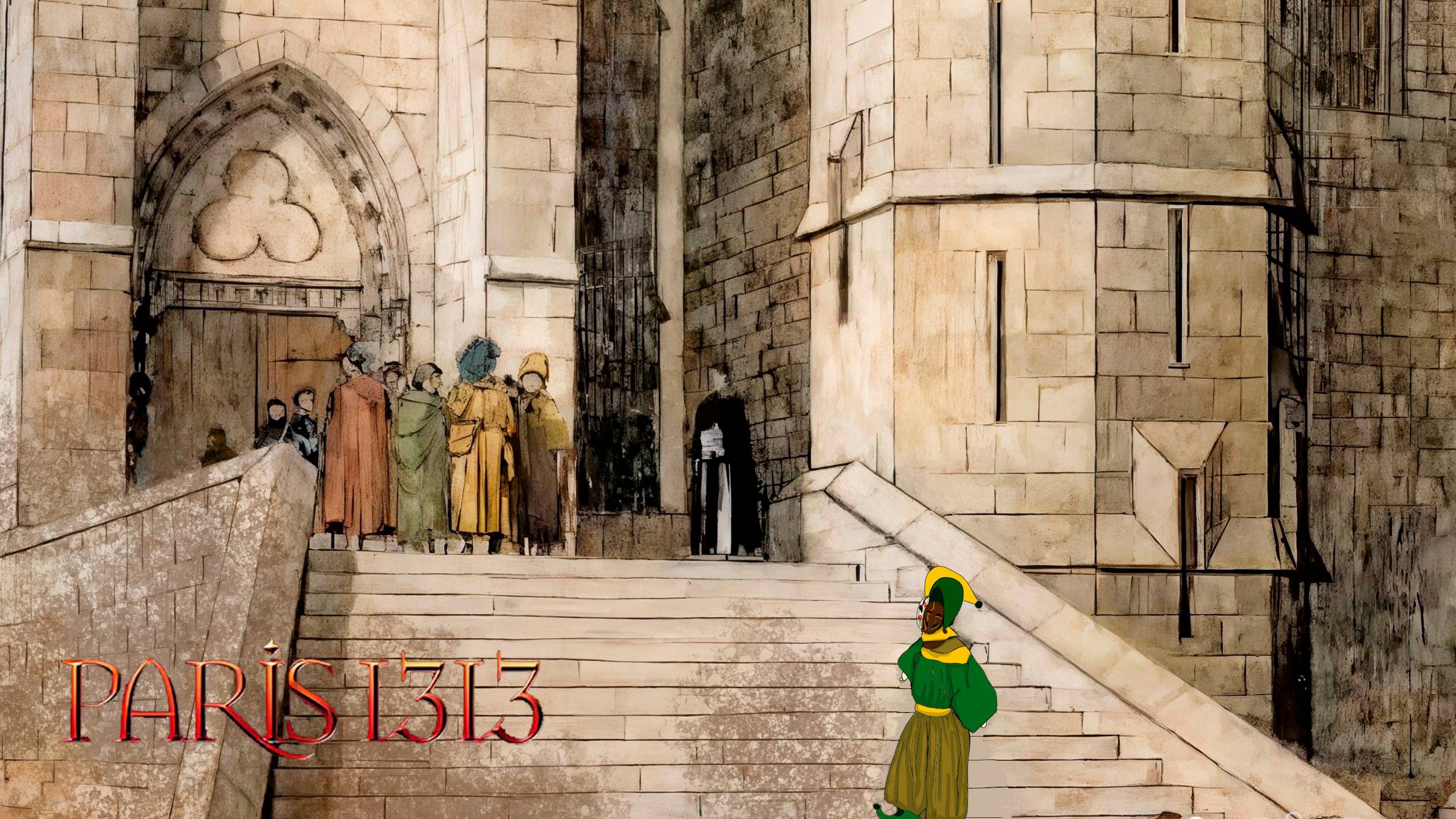 Потайные туннели  [Париж 1313и - Le Disparu de Notre-Dame] ФИНАЛ