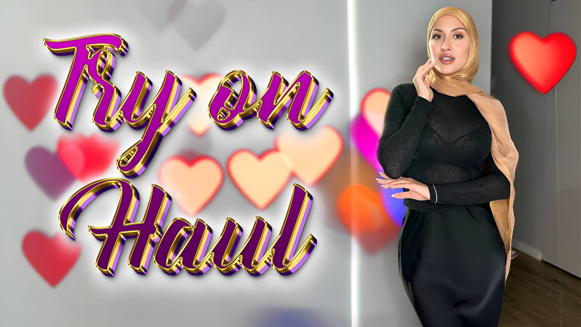 AMIRA - Transparent Black Elegant Dress Try On Haul