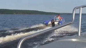 Skyboat. Ходовые испытания SB520R AL (стабилизированное)