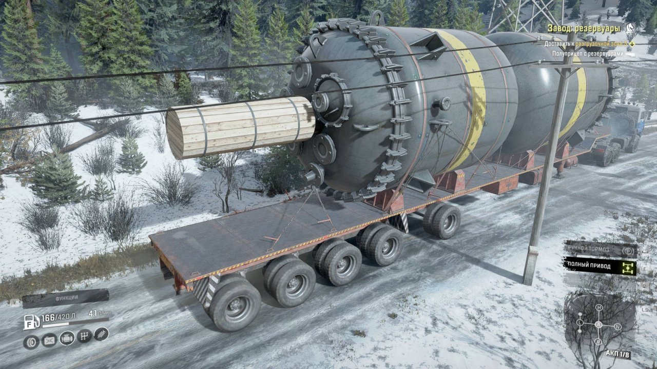 SnowRunner. Юкон. Пик Биг-Салмон. Контракт "Завод: "РЕЗЕРВУАРЫ"