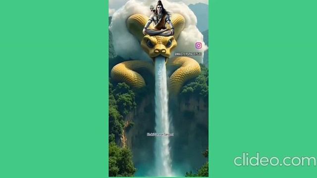 Шива и вечный спутник Шеша ( ЗМЕЙ)