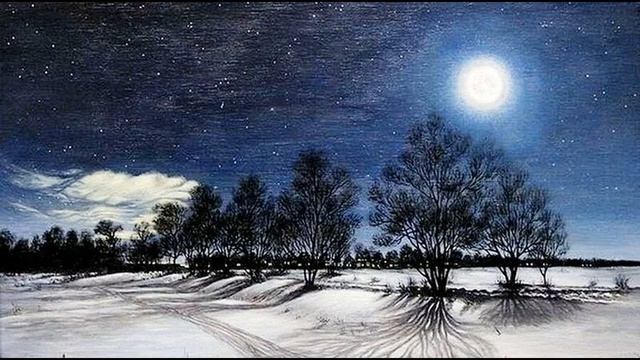 А  Фет  Чудная картина #стихиозиме #поэты19века