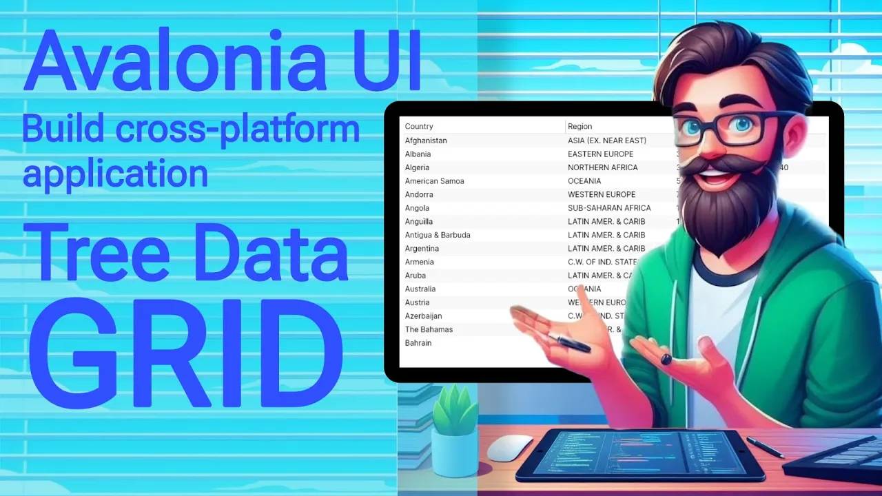 Avalonia Tutorial： TreeDataGrid in Avalonia UI ｜ TreeDataGrid ｜ Visual studio ｜ Cross Platform