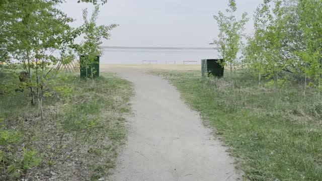Путь на пляж СНТ Тимер (Озеро Курги)