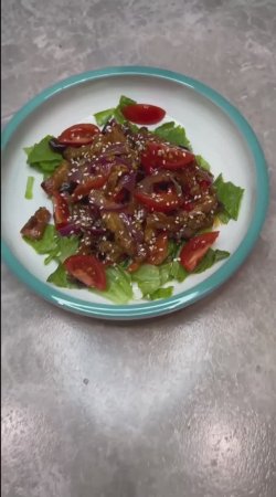 Тёплый салат
