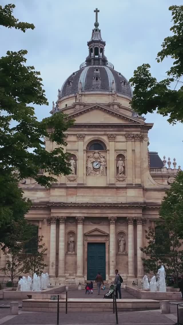 Университет Сорбонна в Париже. Акварельный скетч #акварель #скетч #искусство #хобби