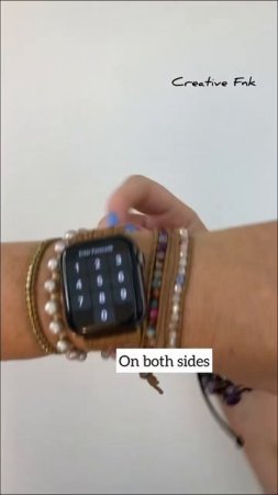 How to wrap smart watch bracelet straps! #short