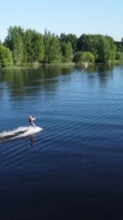 Лебедка и SUP на Рыбинском водохранилище. Ярославская область