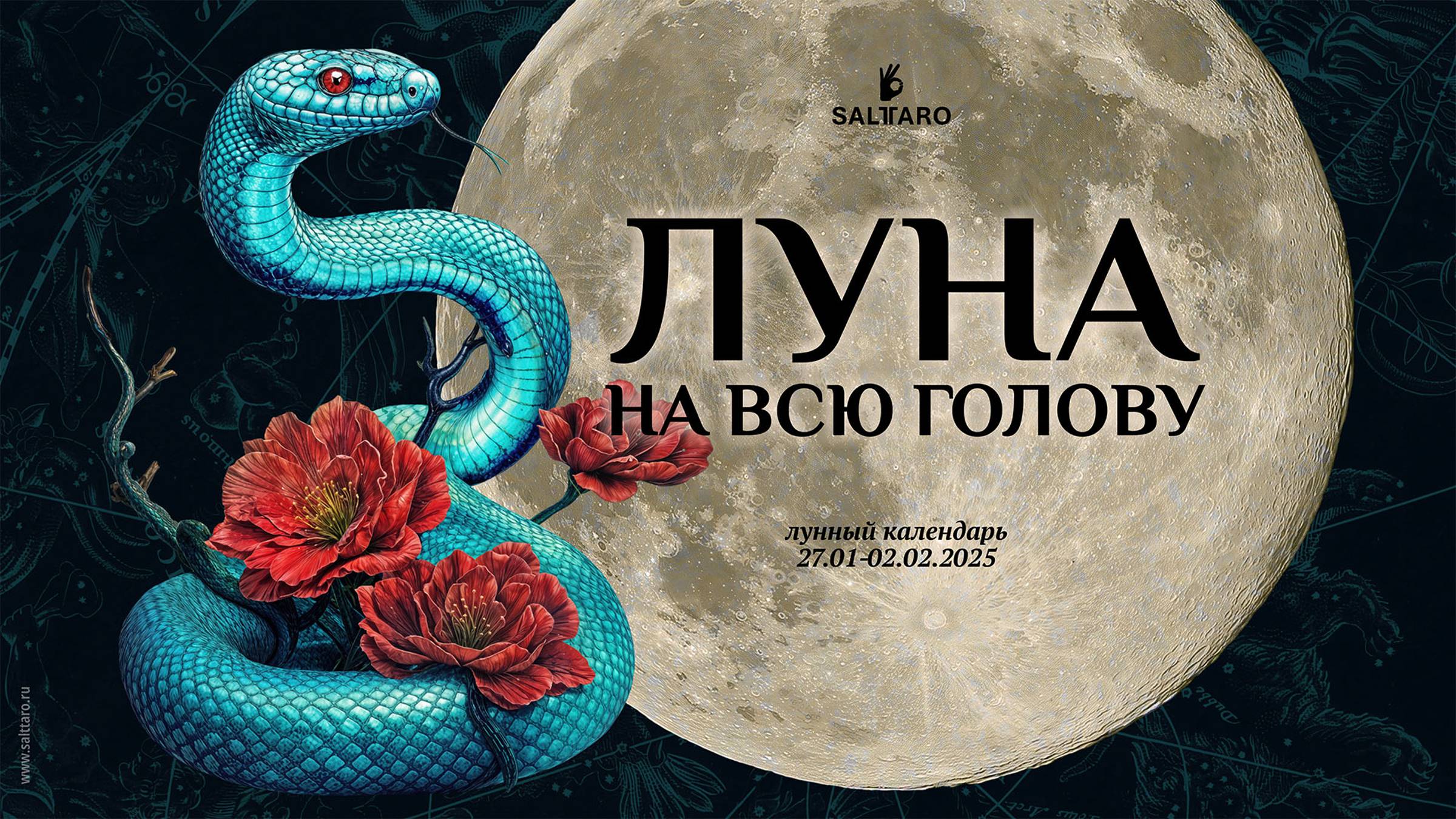 Лунный календарь на неделю 27 января - 02 февраля 2025 от школы Соль Таро