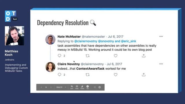 Matthias Koch. Implementing and Debugging Custom MSBuild Tasks