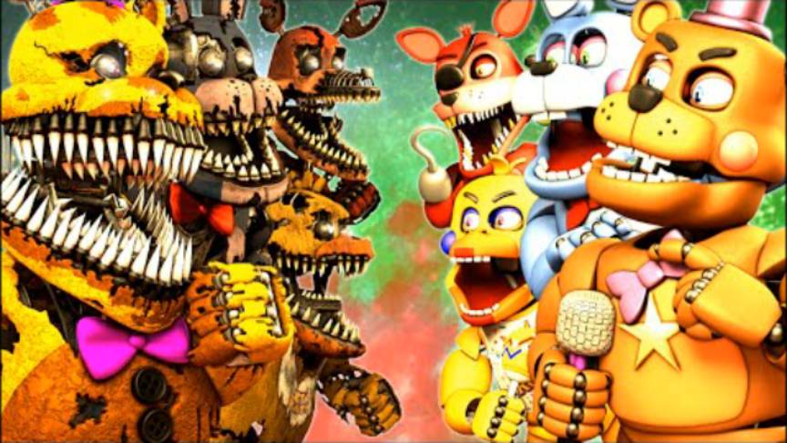 Nightmare VR vs Rockstar [SFM FNAF]