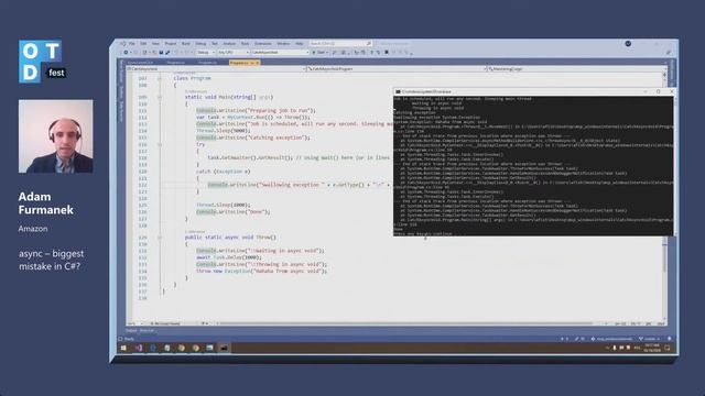 Adam Furmanek. Оператор async — самая большая ошибка в C #?